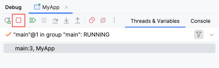 To initiate a debug session in ADT: